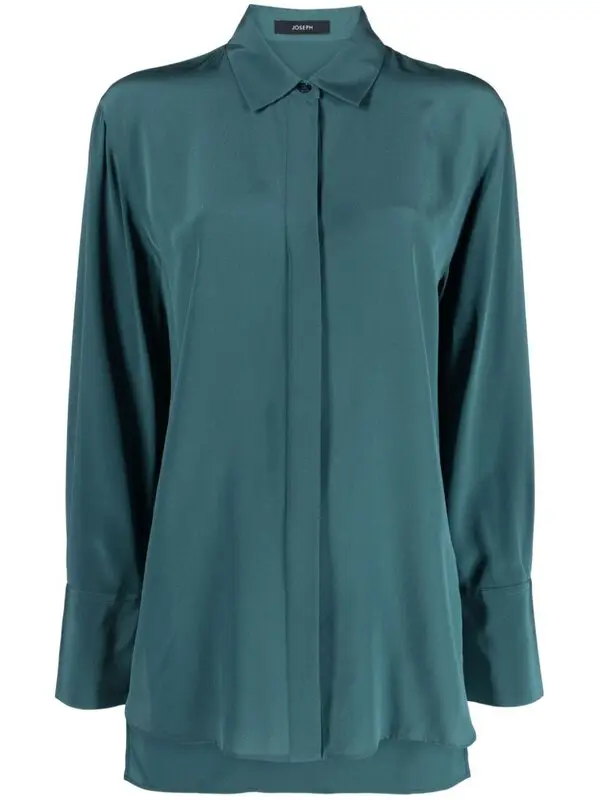 JOSEPH Crepe De Soie Silk Blouse