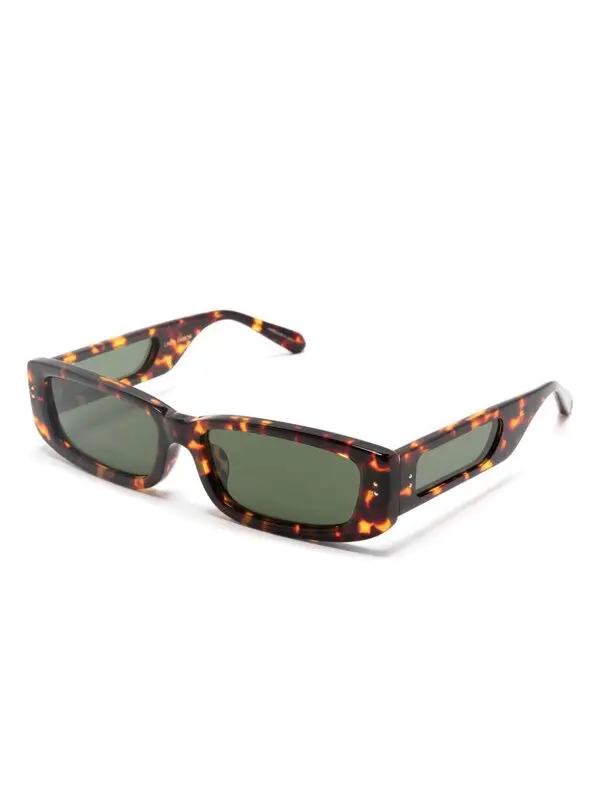 Linda Farrow Rectangle-frame Sunglasses