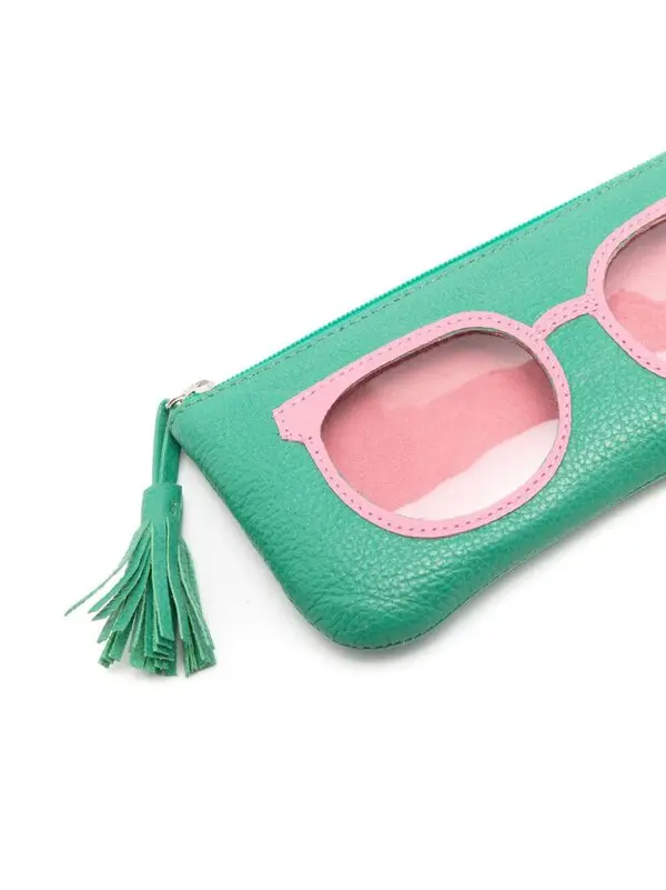 STUDIO CHOFAKIAN Sunglasses-print Leather Purse