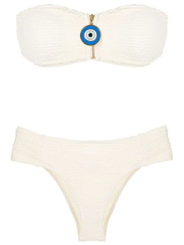 BRIGITTE Evil-eye Strapless Bikini