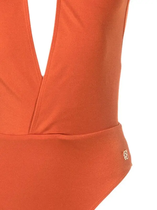 BRIGITTE Short-sleeved Swimsuit - Orange