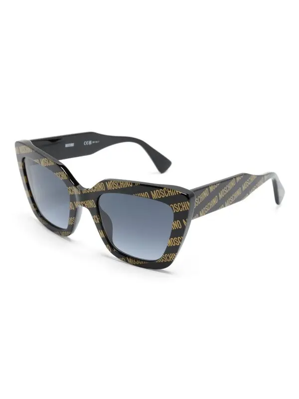 Moschino Logo-print Cat-eye Frame Sunglasses