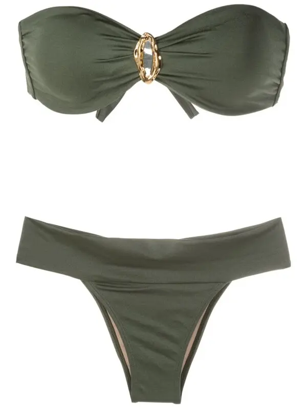 BRIGITTE Name' Strapless Bikini - Green