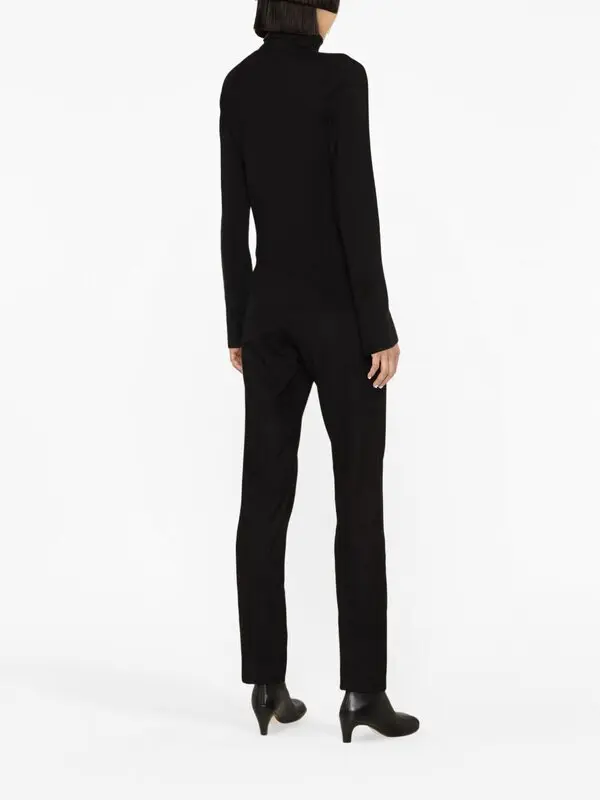 JOSEPH Roll-neck Silk-blend Top