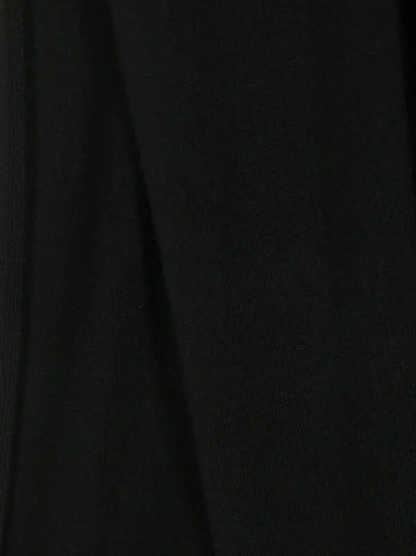 DRUMOHR Ribbed-knit Cashmere Scarf - Black