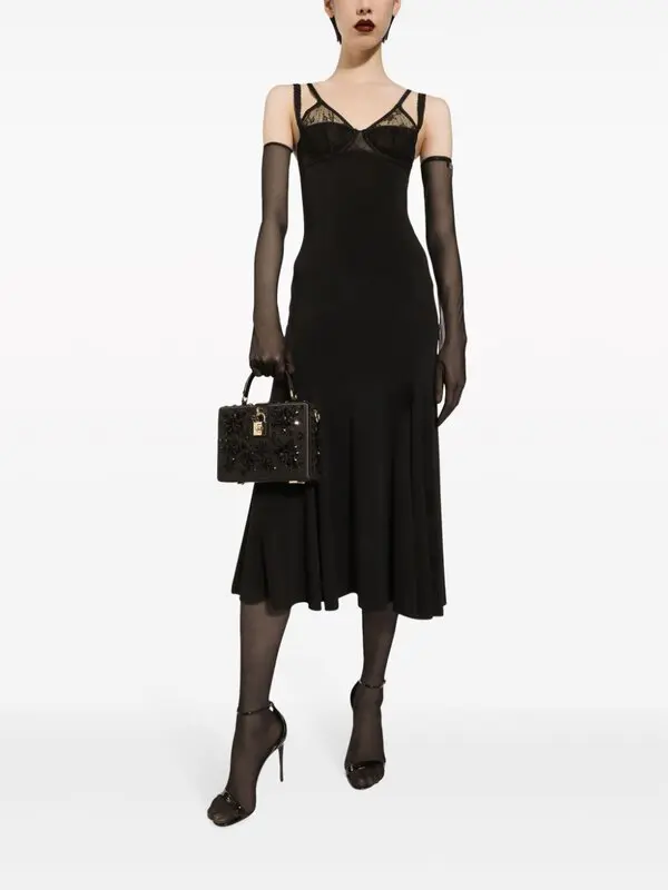 Dolce & Gabbana Dolce Box Gemstone Tote - Black