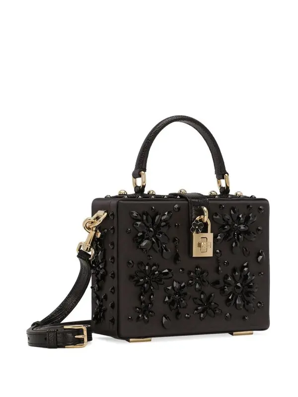 Dolce & Gabbana Dolce Box Gemstone Tote - Black