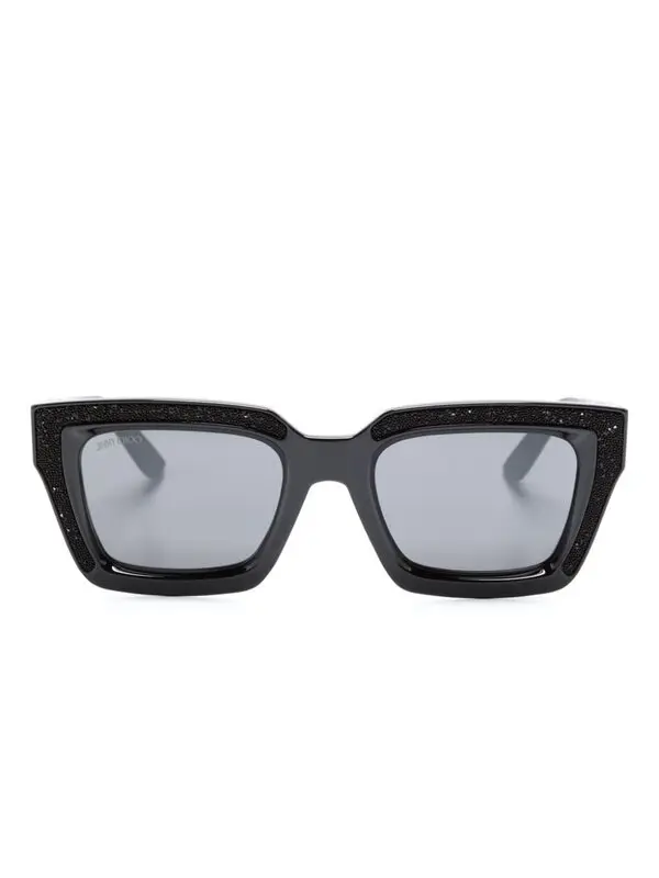 JIMMY CHOO Square Frame Sunglasses - Black
