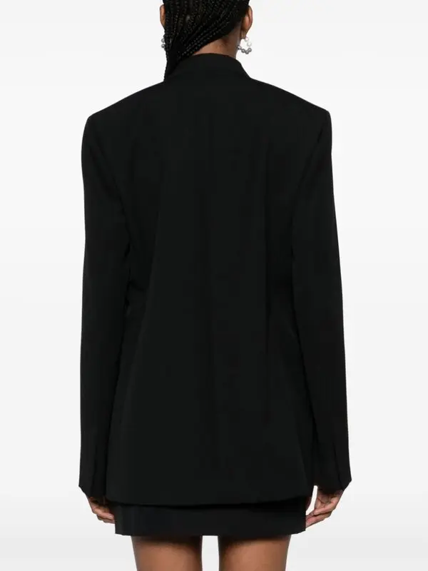 JIL SANDER Collarless Belted Blazer