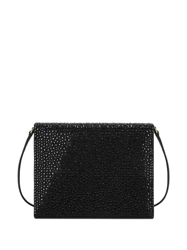 Dolce & Gabbana Rhinestone-embellished Crossbody Bag - Black