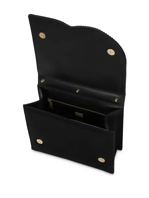 Dolce & Gabbana Rhinestone-embellished Crossbody Bag - Black