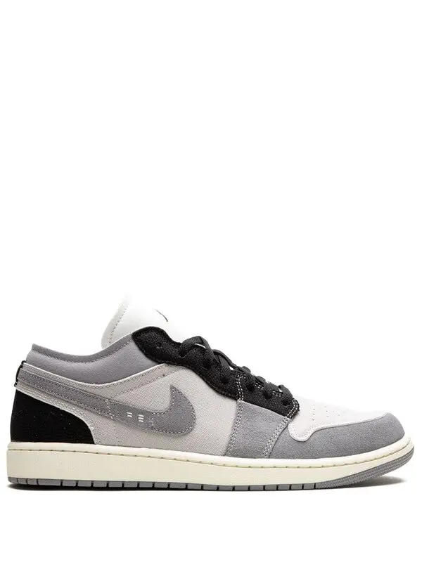 JORDAN Air 1 Low Se Craft Cement Grey Sneakers - White