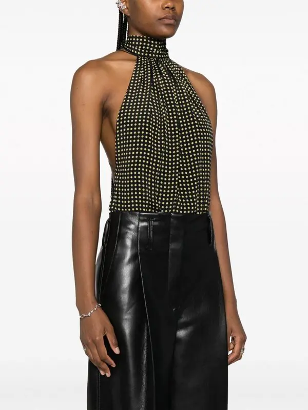 Philosophy Di Lorenzo Serafini Dot-print Halterneck Top