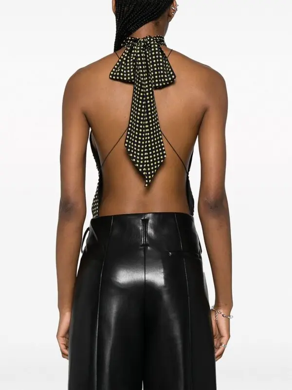 Philosophy Di Lorenzo Serafini Dot-print Halterneck Top