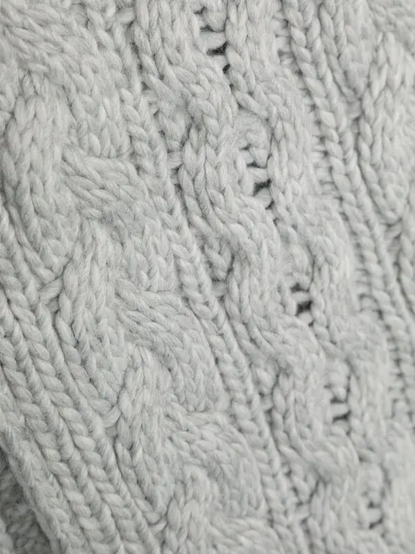 Barbour Cable-knit Scarf And Beanie Set