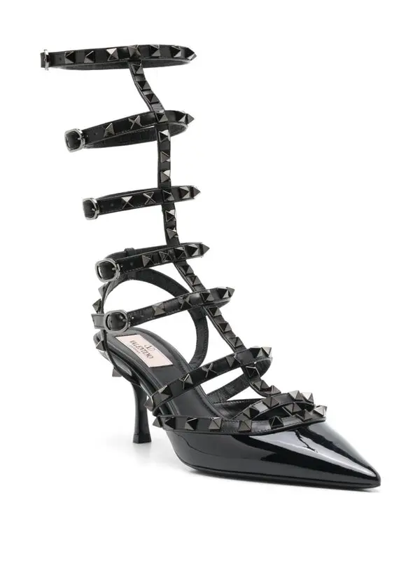 Valentino Garavani 70mm Rockstud Pumps - Black
