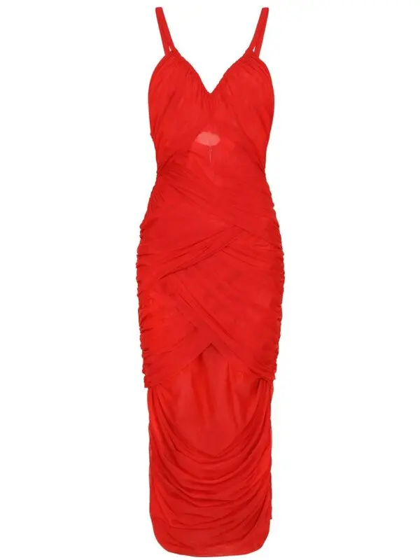 Dolce & Gabbana Layered Tulle Midi Dress