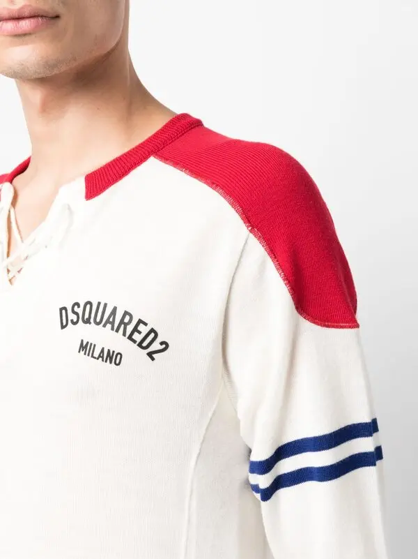 Dsquared2 Logo-print Knitted Jumper
