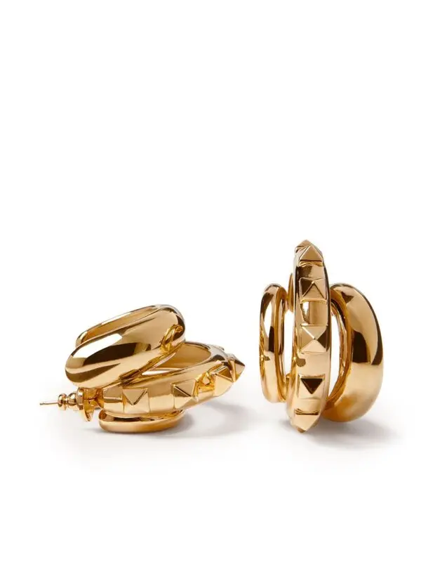 Valentino Garavani Rockstud Hoop Earrings - Gold