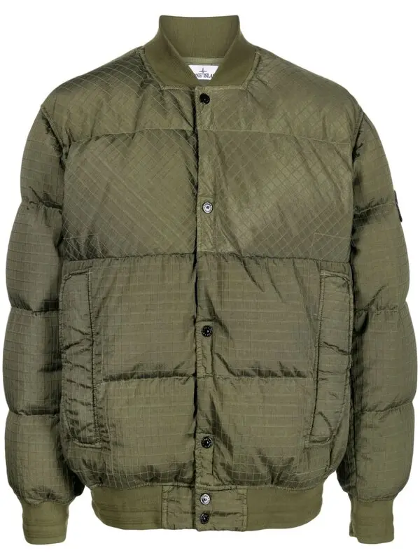 Stone Island Compass-motif Puffer Jacket