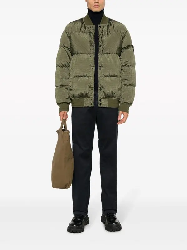 Stone Island Compass-motif Puffer Jacket