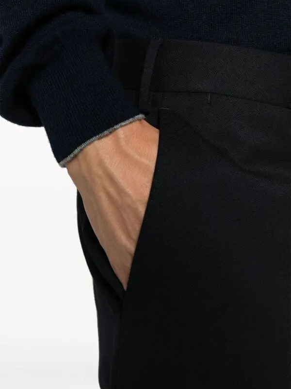 PT TORINO Off-centre Straight-leg Trousers - Blue