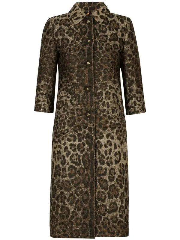 Dolce & Gabbana Leopard-print Coat