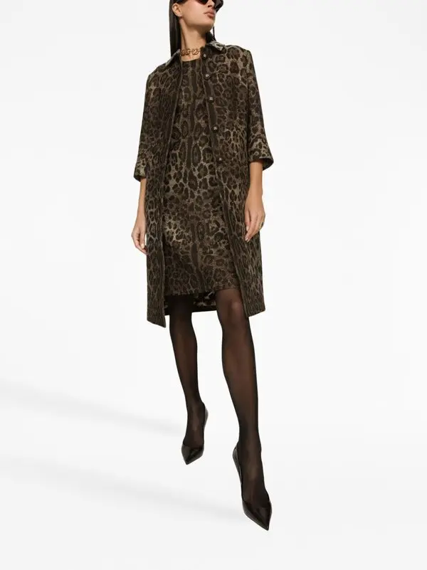 Dolce & Gabbana Leopard-print Coat