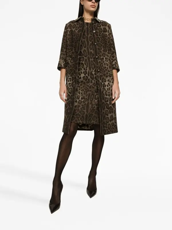 Dolce & Gabbana Leopard-print Coat