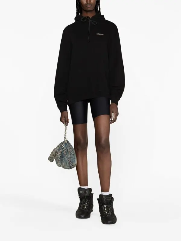 Off-White Diag Stripe-print Cotton Hoodie