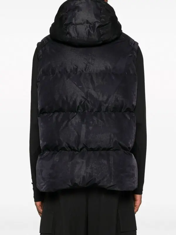 Y3 Graphic-print Padded Gilet