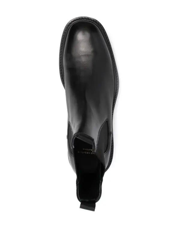 Officine Creative Joss Leather Chelsea Boots In Black - 30  display picture 3