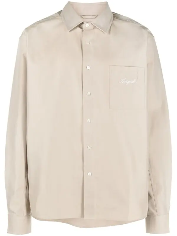 Axel Arigato Flow Logo-embroidered Shirt