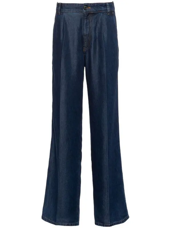 Miu Miu High-rise Wide-leg Jeans