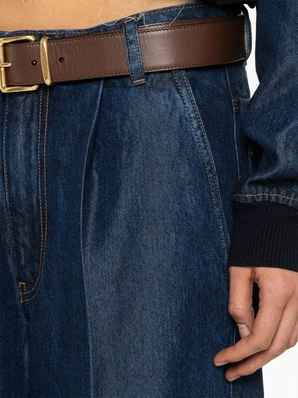 Miu Miu High-rise Wide-leg Jeans
