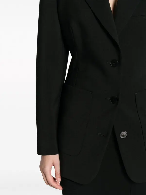 LANVIN Single-breasted Blazer - Black