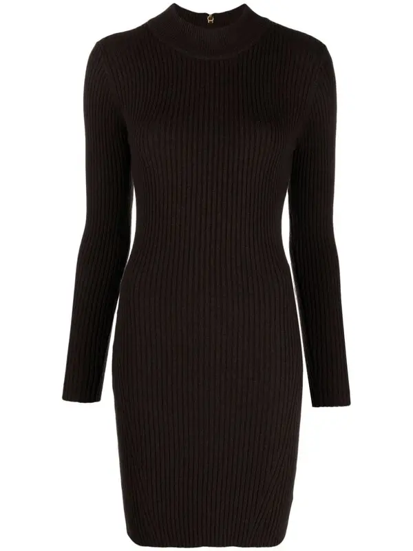 Michael Kors Ribbed-knit Minidress
