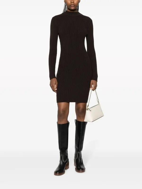 Michael Kors Ribbed-knit Minidress