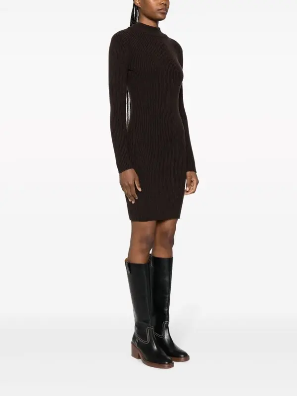 Michael Kors Ribbed-knit Minidress