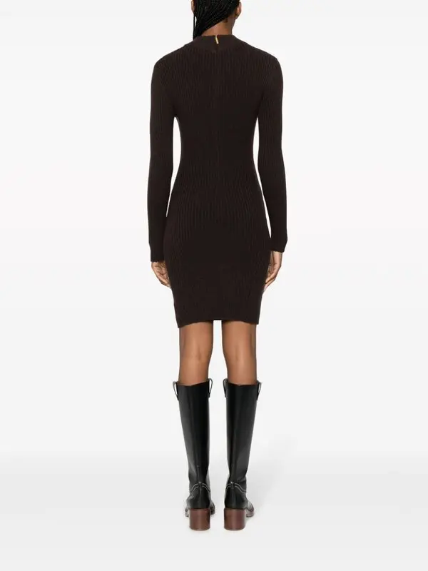 Michael Kors Ribbed-knit Minidress