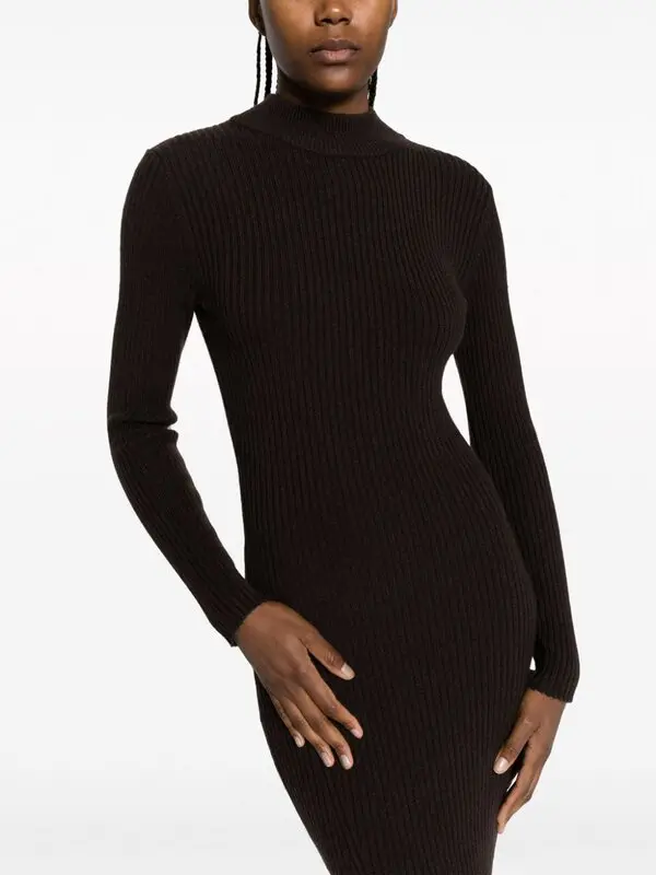 Michael Kors Ribbed-knit Minidress