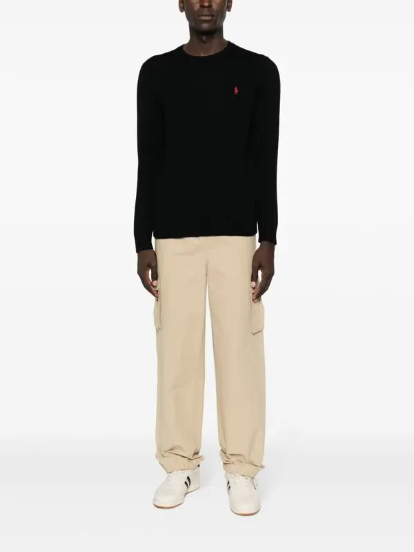 Polo Ralph Lauren Logo-embroidered Jumper - Black