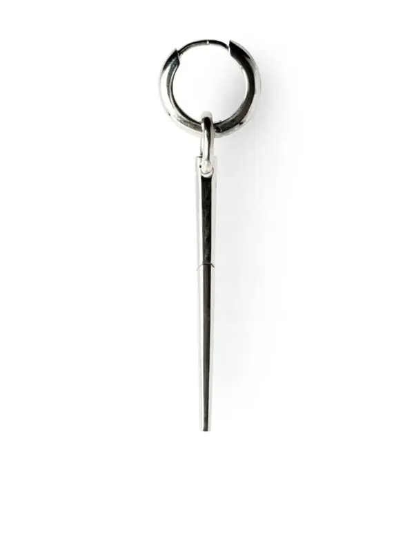 PARTS OF FOUR Mini Spike Hoop Earring - Silver