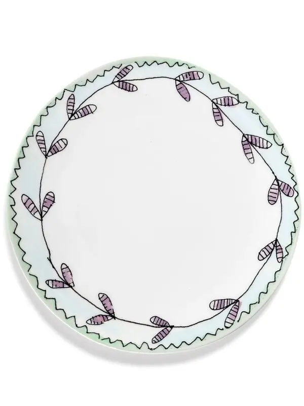 SERAX X Marni Midnight Flowers Dessert Plates - White