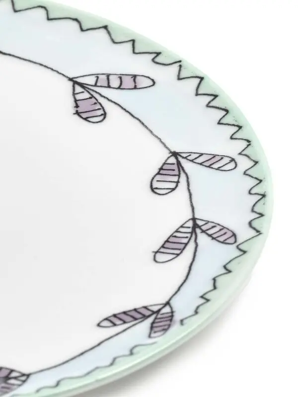 SERAX X Marni Midnight Flowers Dessert Plates - White