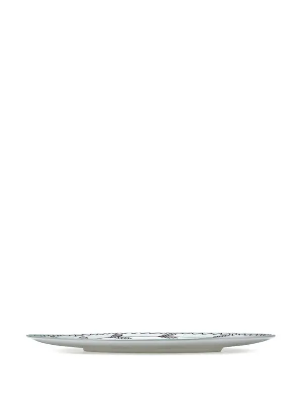 SERAX X Marni Midnight Flowers Dessert Plates - White