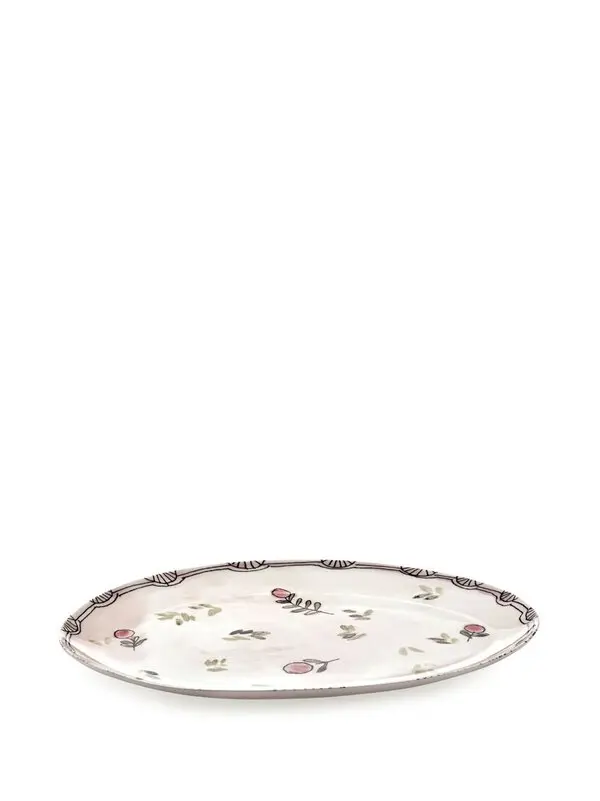 SERAX X Marni Midnight Flowers Oval Plate