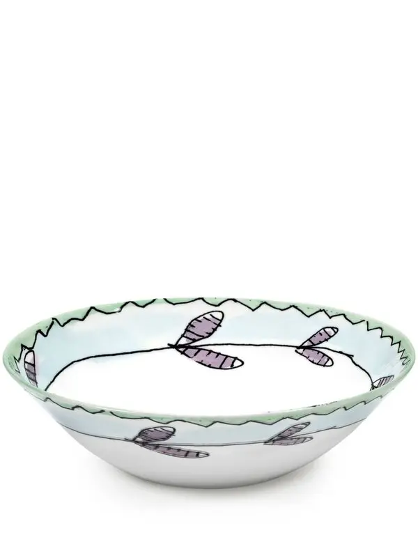 SERAX X Marni Midnight Flowers Bowls - White