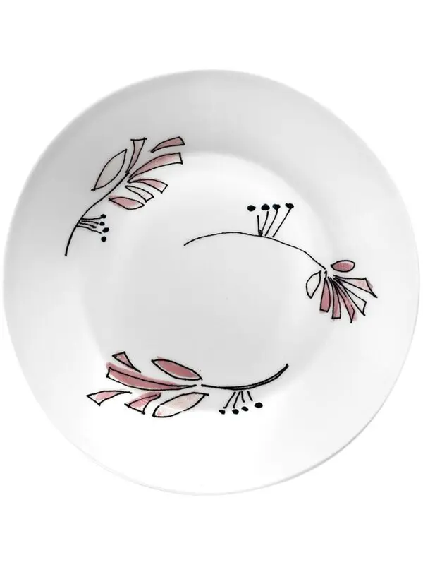 SERAX X Marni Midnight Flowers Deep Plates - White