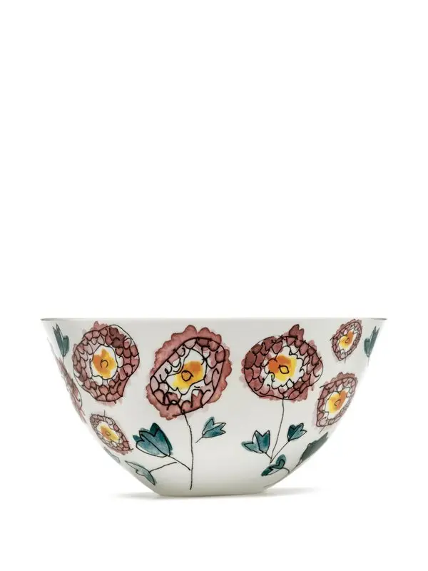 SERAX X Marni Midnight Flowers Serving Bowl - White